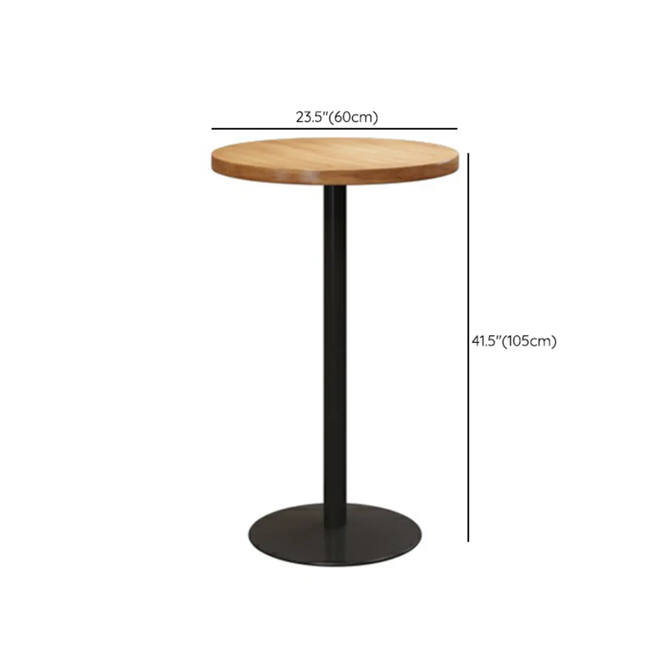 Cosmopolitan Light Wood Bar Set with Round Table -HomeyFad – HOMEYFAD